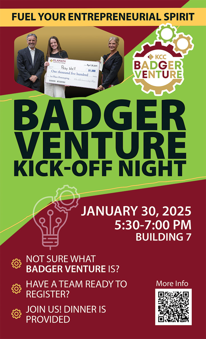 KLAMATH Community College | Badger Venture